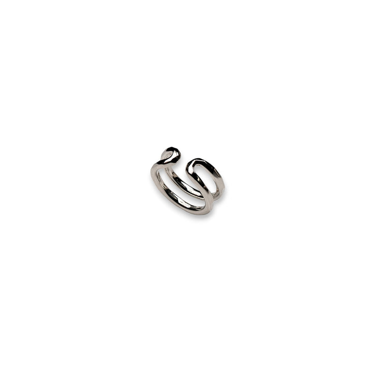 SLV Twin Carve Pinky Ring – DAVAN